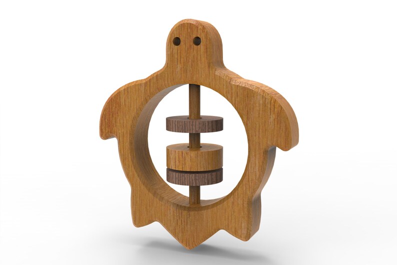 DIY Sea Turtle Wooden Baby Rattle | Digital Plans - Etsy