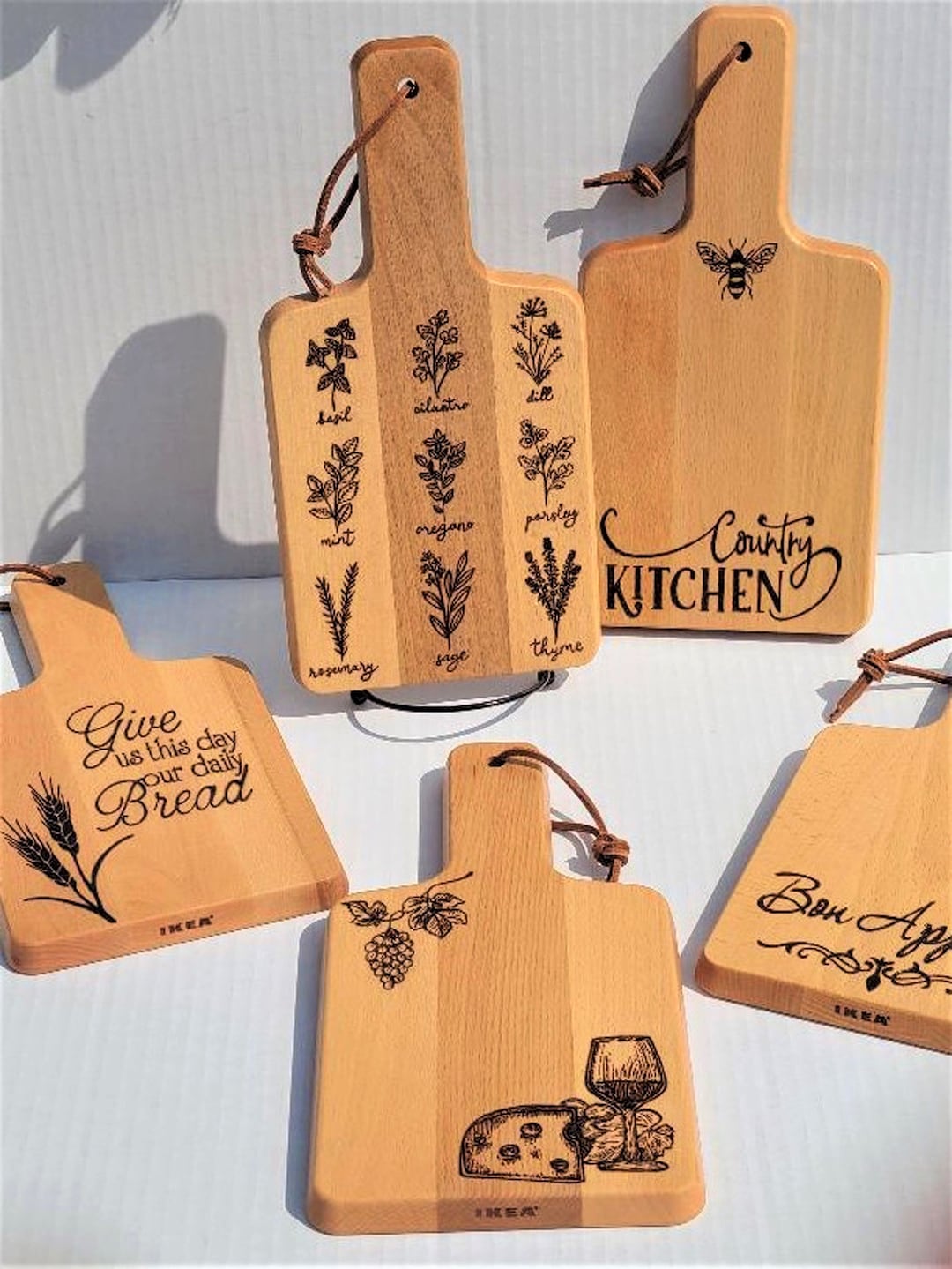 Wood Burned Cheese Board, Decorative Cheese Board, Cutting Board ...