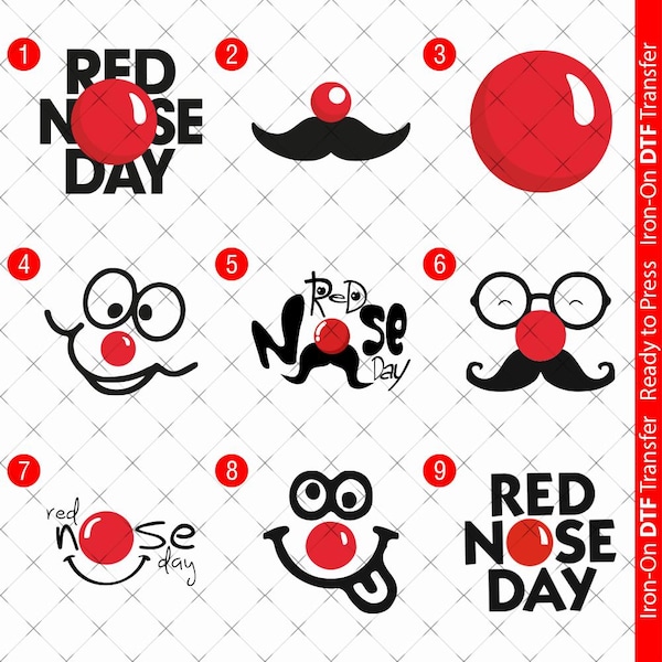 Red Nose Svg - Etsy UK