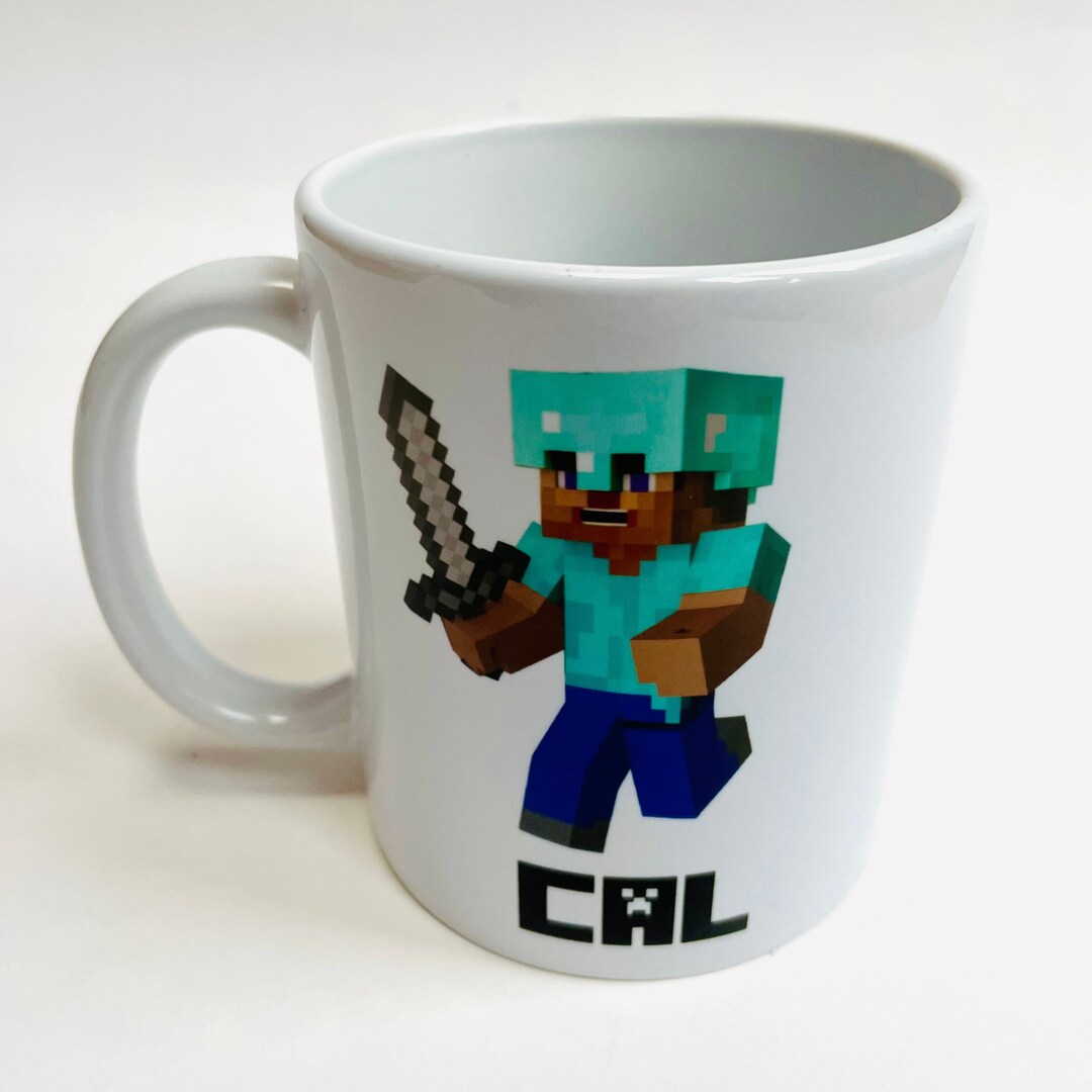 Personalized With YOUR MINECRAFT Avatar Mug Drink Cup Jug Jar Game Gift ...