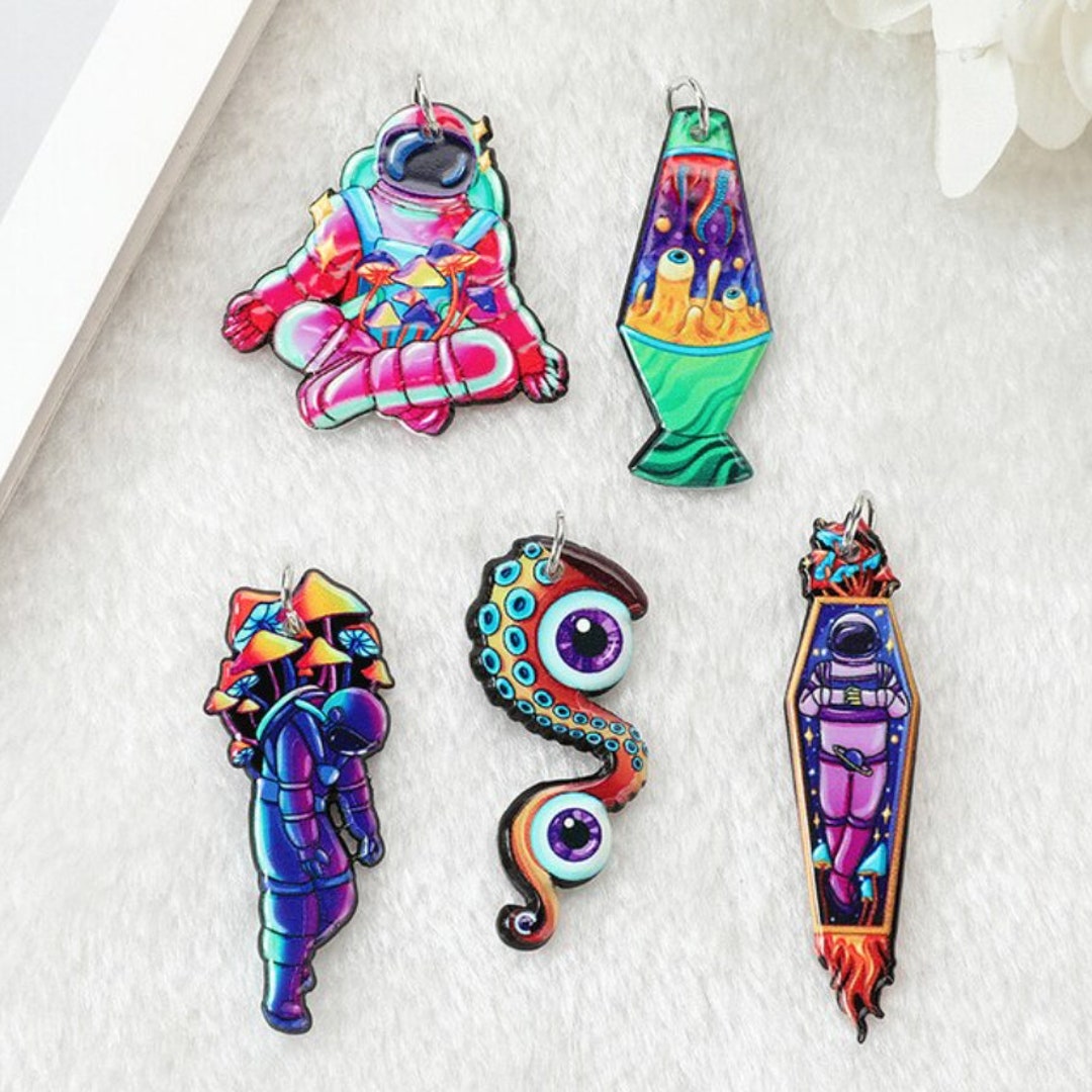 Space Trip Charms | Psychedelic Creative Charms | Astronaut Charm ...
