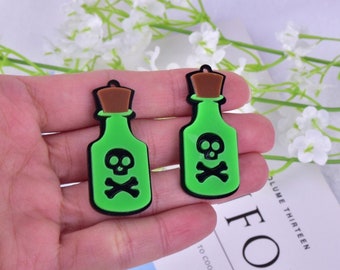 Pinup Girl Acrylic Charm Sexy Girl Retro Pinup Terror Halloween Bloody ...