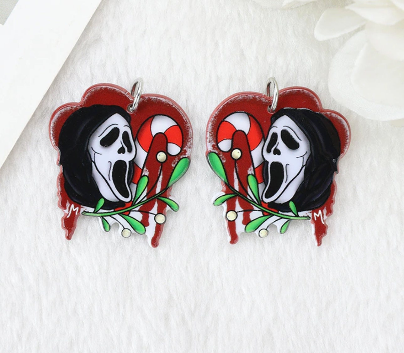Horror Movie Christmas Acrylic Charms: Jason, Michael, Hannibal - Etsy