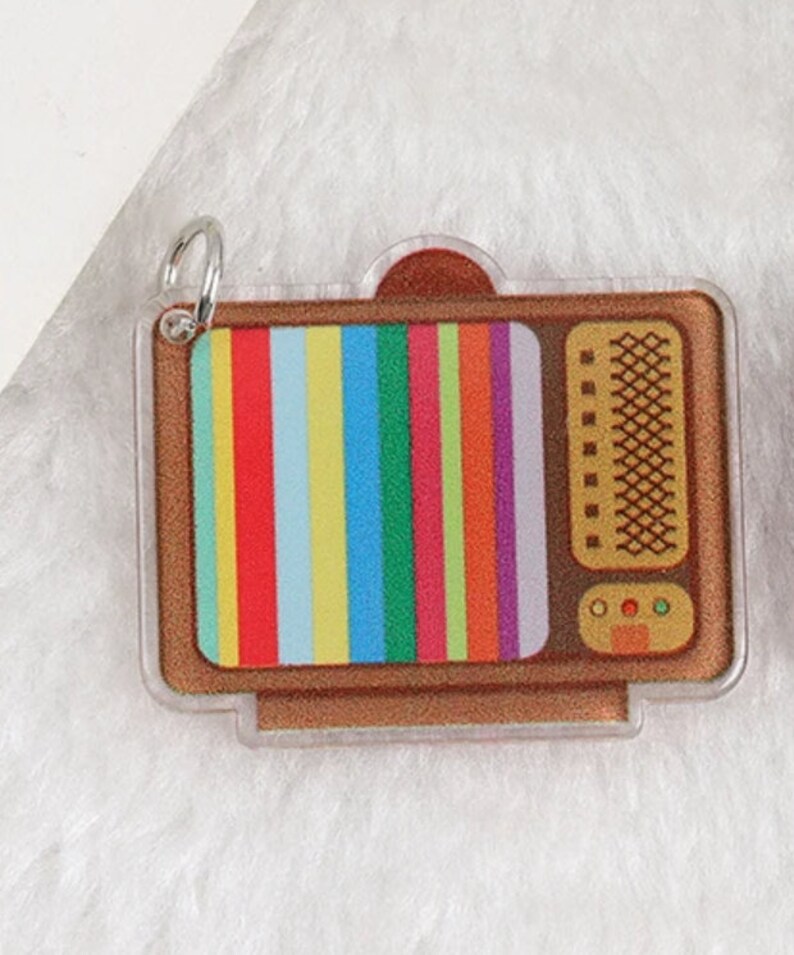 Retro Acrylic Charms | 80s-90s Nostalgia Pendants - Etsy