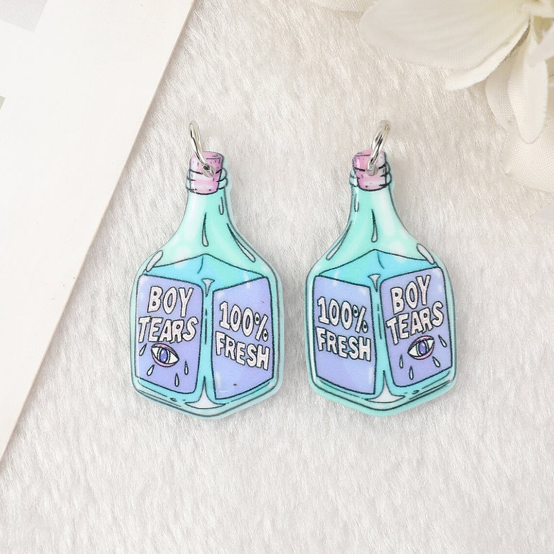 Pastel Goth Charms Spooky Creative Charms Boy Tears and - Etsy