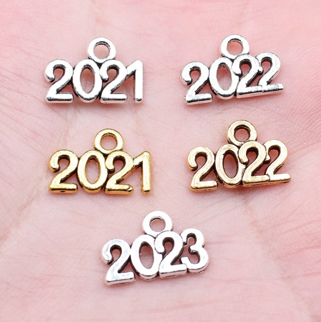 2022 2023 2021 Number Charms Graduation Year Pendants Graduate Jewelry ...