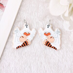 Pinup Ghost Acrylic Charms | Sexy Girl | Pinup Girl | Skeleton Coffin ...