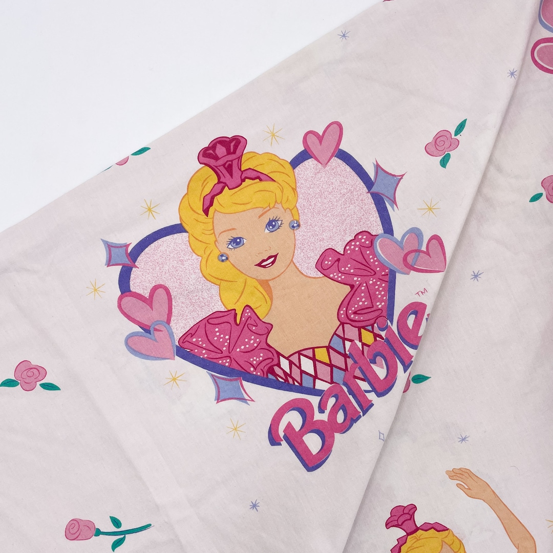 90s Vintage Barbie Ballerina Bedding Set - Vintage Bedding Barbie - Etsy