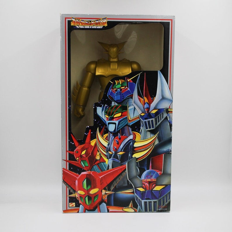 Large Gold Getter Robo Figurine the Fierce Legend of Super Robots SR-04 ...