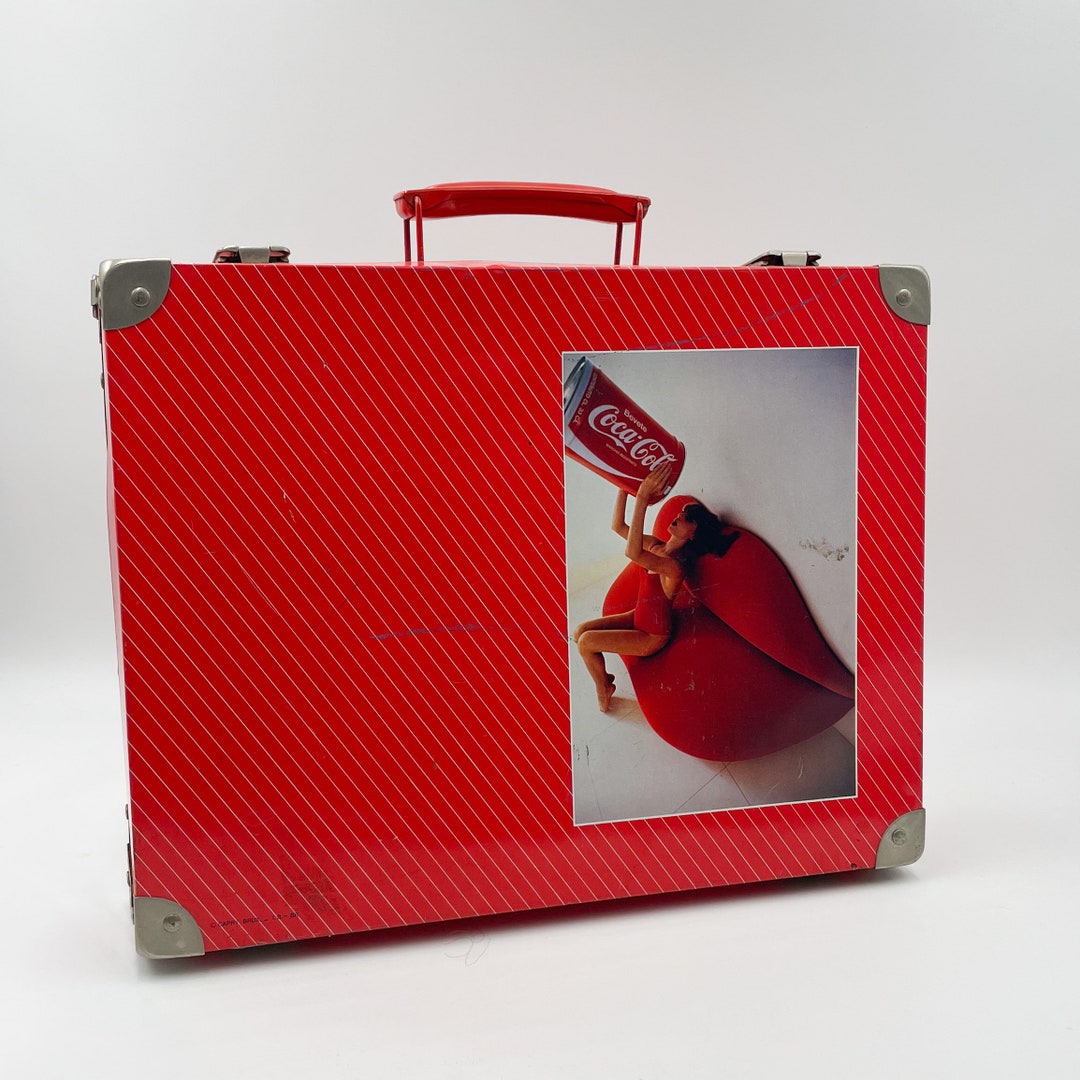 90s "coca Cola" Metal Suitcase - Etsy