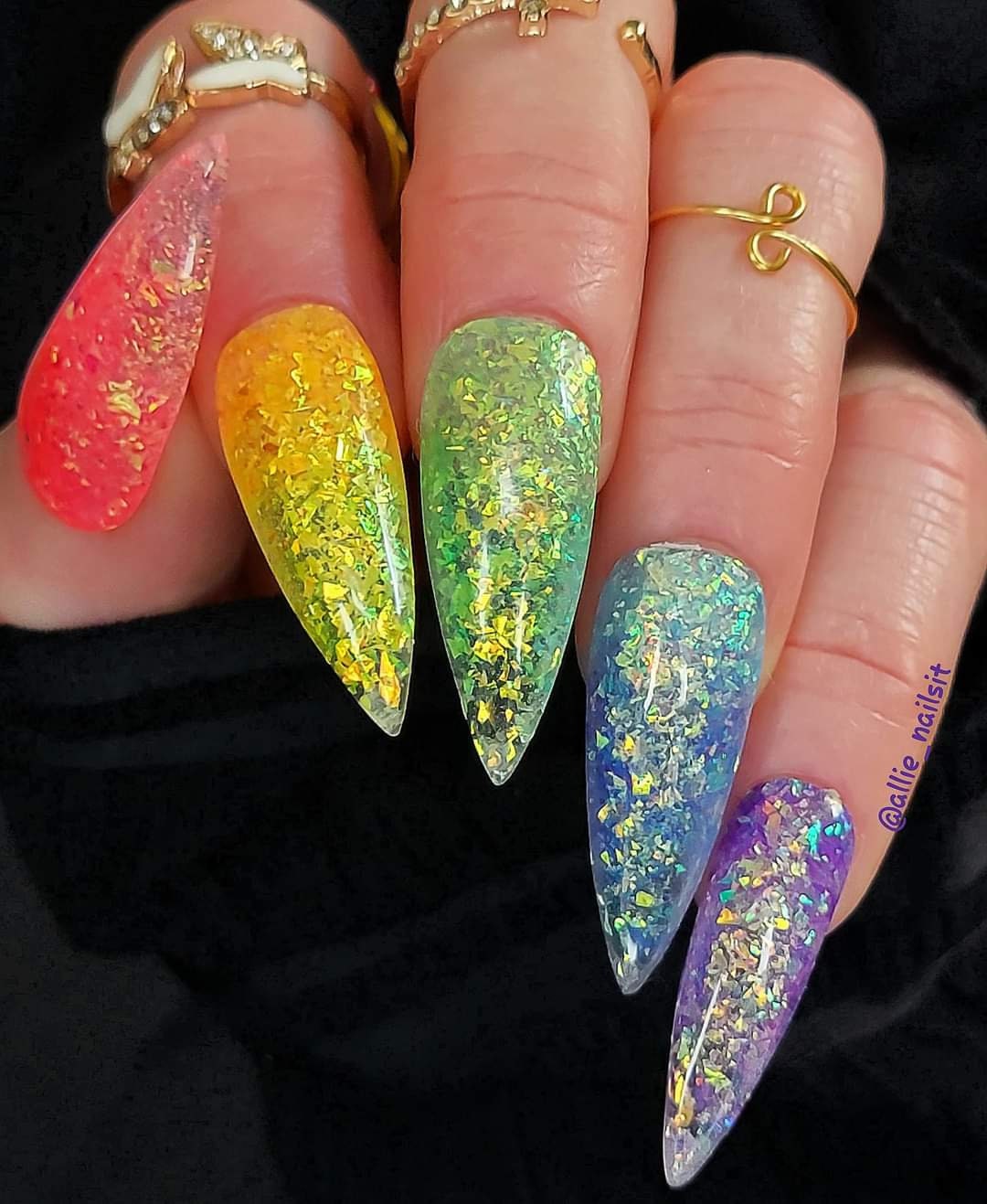 Rainbow Shots: Mermaid & Tiffany Mimosa, Pina Colada, Tequila Sunrise ...