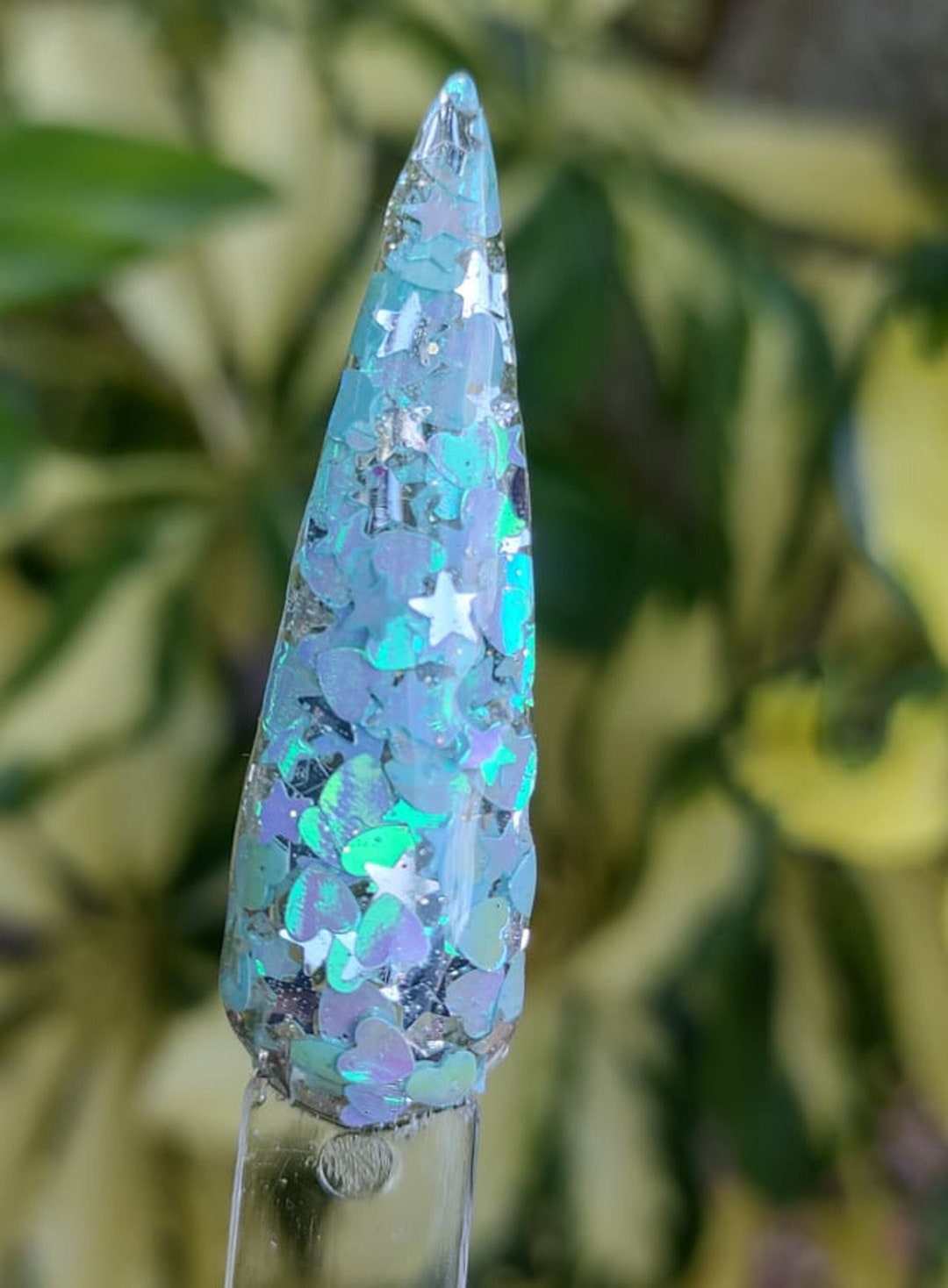 Iridescent Beach - Iridescent Beachy Hearts & Stars Glitter Dip ...