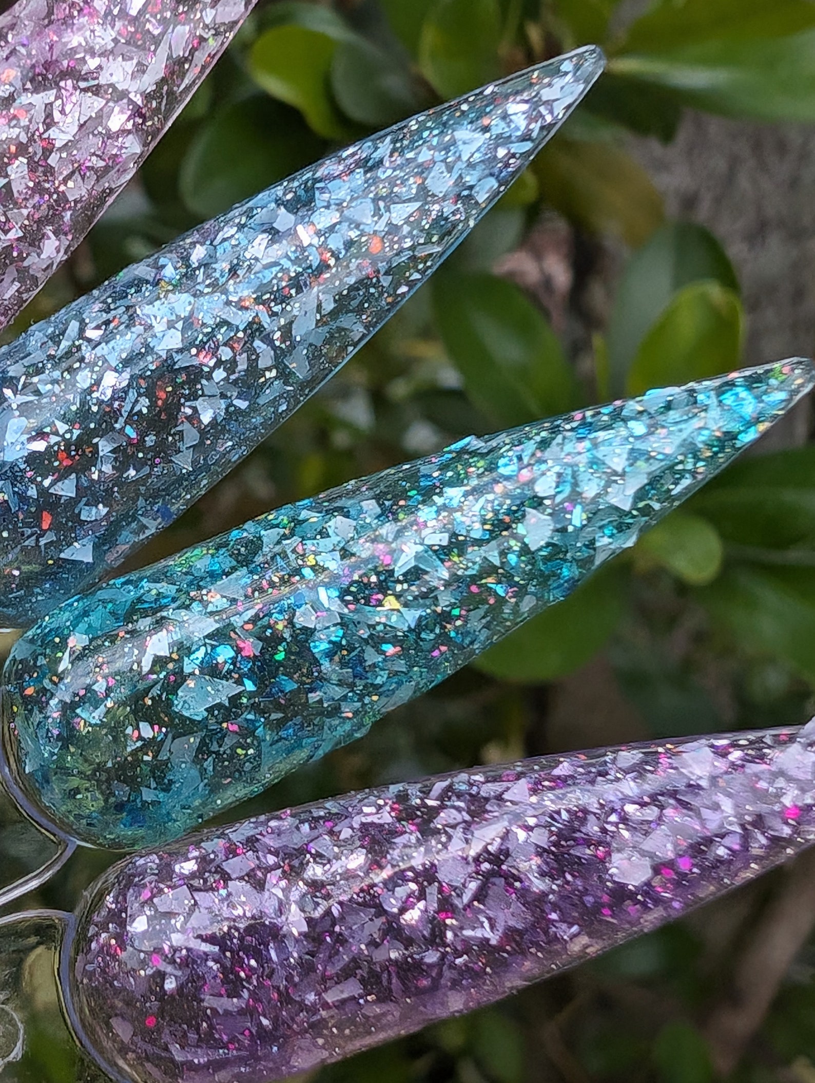 Island Oasis Fantasy Flake Glitter Gel Polish | Flakes & Holographic ...