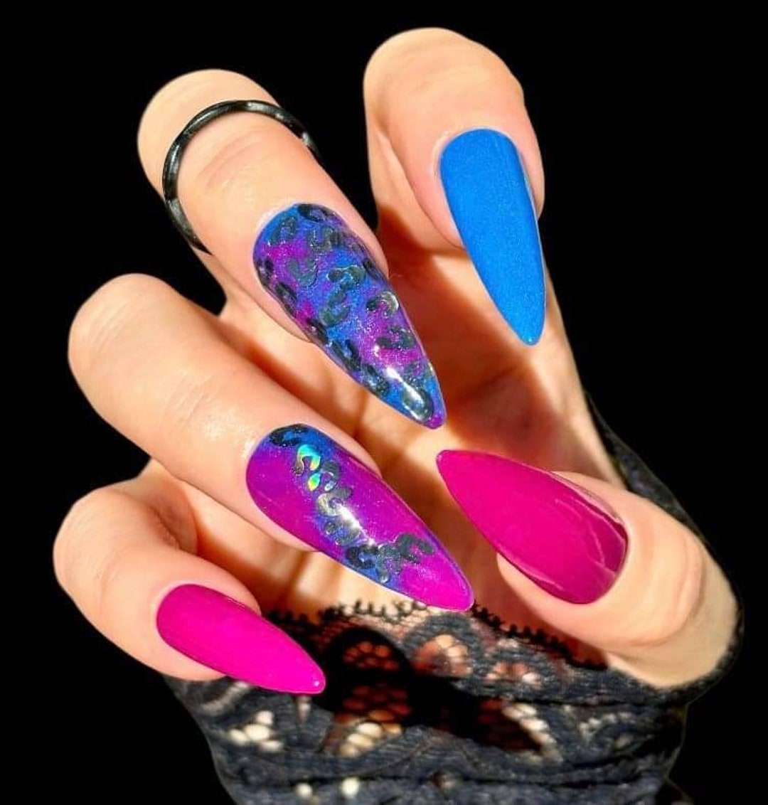 Leopard Tie Dye Trio / 3 Gorgeous Dips: Boss Lady, Blue Hawaiian ...