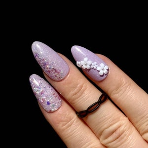 Lilac Trio / Lilac Tryst Flake Dip / Lilac Lace Flakes in Powder ...