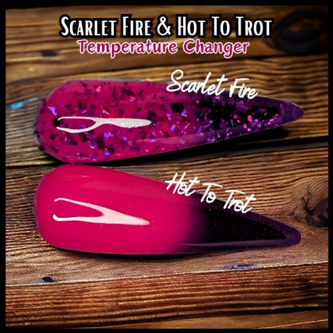 Scarlet Fire Thermal Dip Duo / Fuchsia to Purple Thermal / Scarlett ...