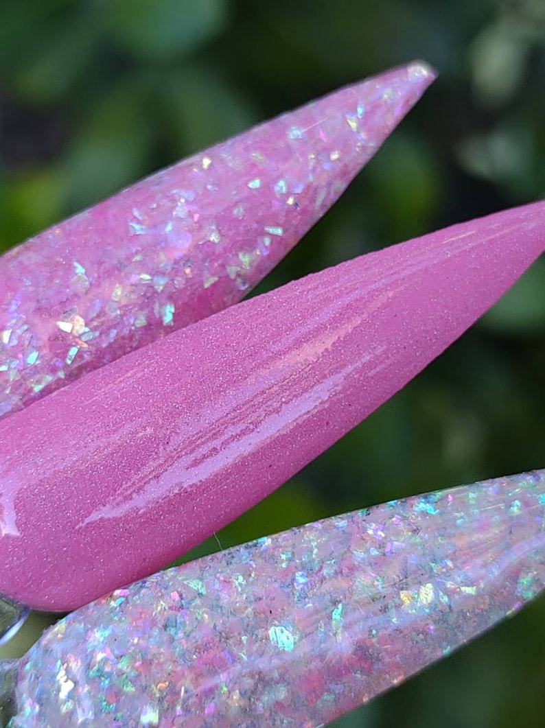 Tickle Me Pink Collection Dips / Flakes / Foils / Valentine / Acrylic ...