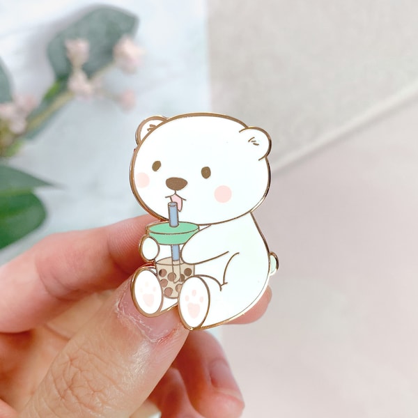 Bubble Tea Enamel Pin - Etsy