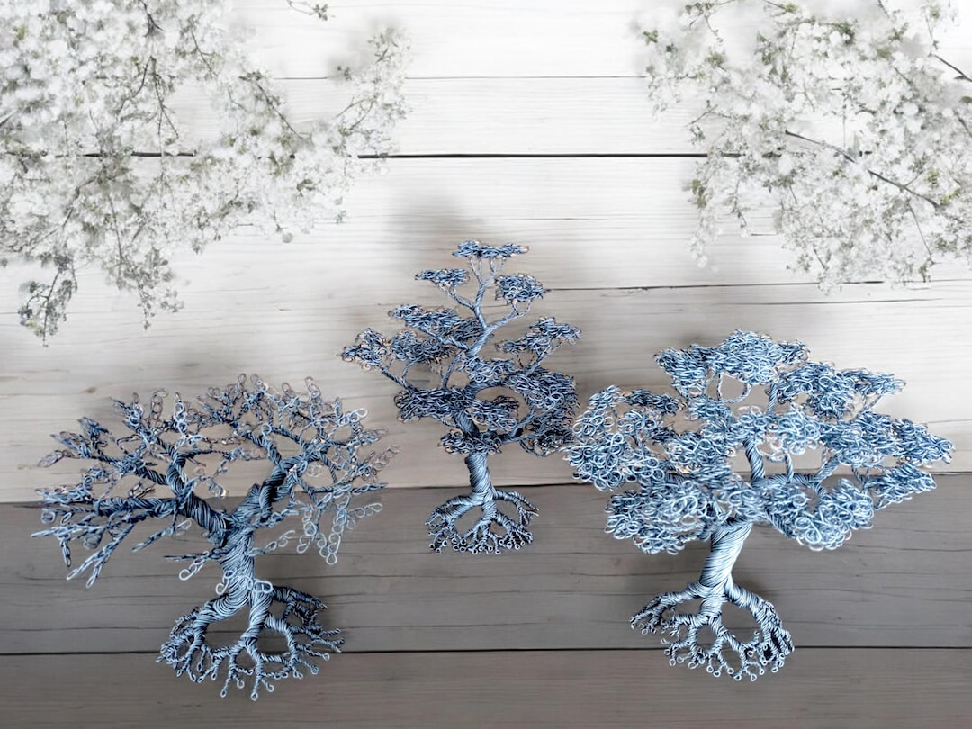 Vintage Twisted Wire Tree, Miniature Tree, Tree Gift, Hand Made, Loves ...