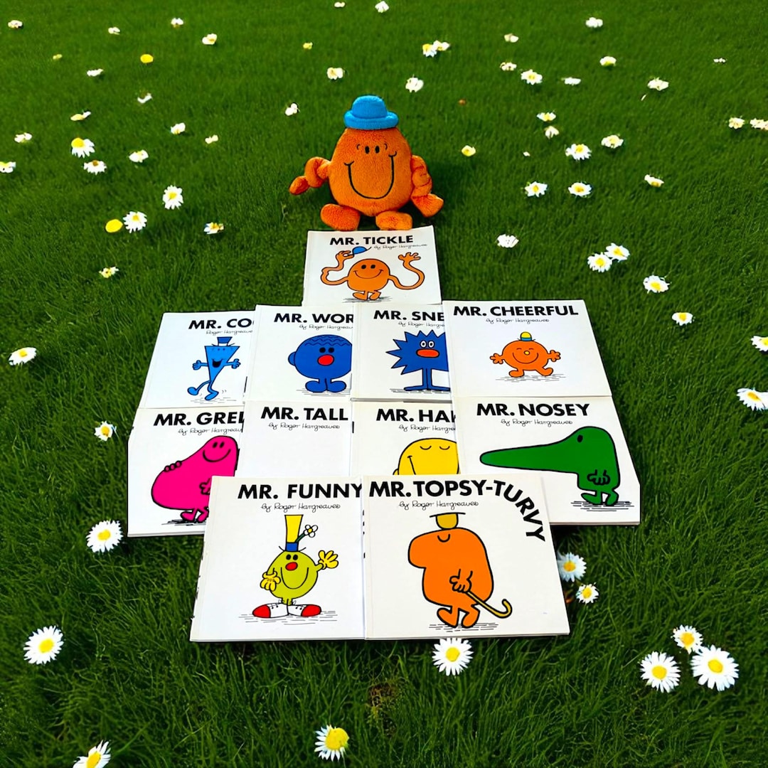 Mr. Men Book & Mr. Tickle Plushie Bundle: Vintage Children's Gift - Etsy