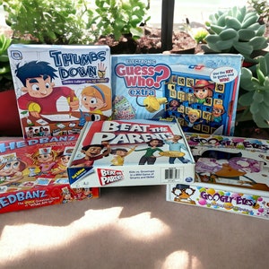 Vintage Family Board Games: Guess Who, Hedbanz, Googly Eyes - Etsy UK