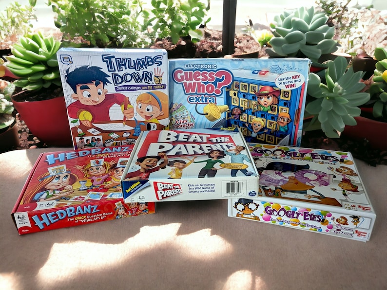 Board Games, Children, Adults, Family Games, Hedbanz, Beat the Parents ...