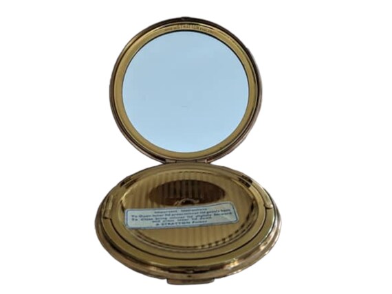 Stratton Powder Compact, Mirror, 1950s, Blue Compact… - Gem