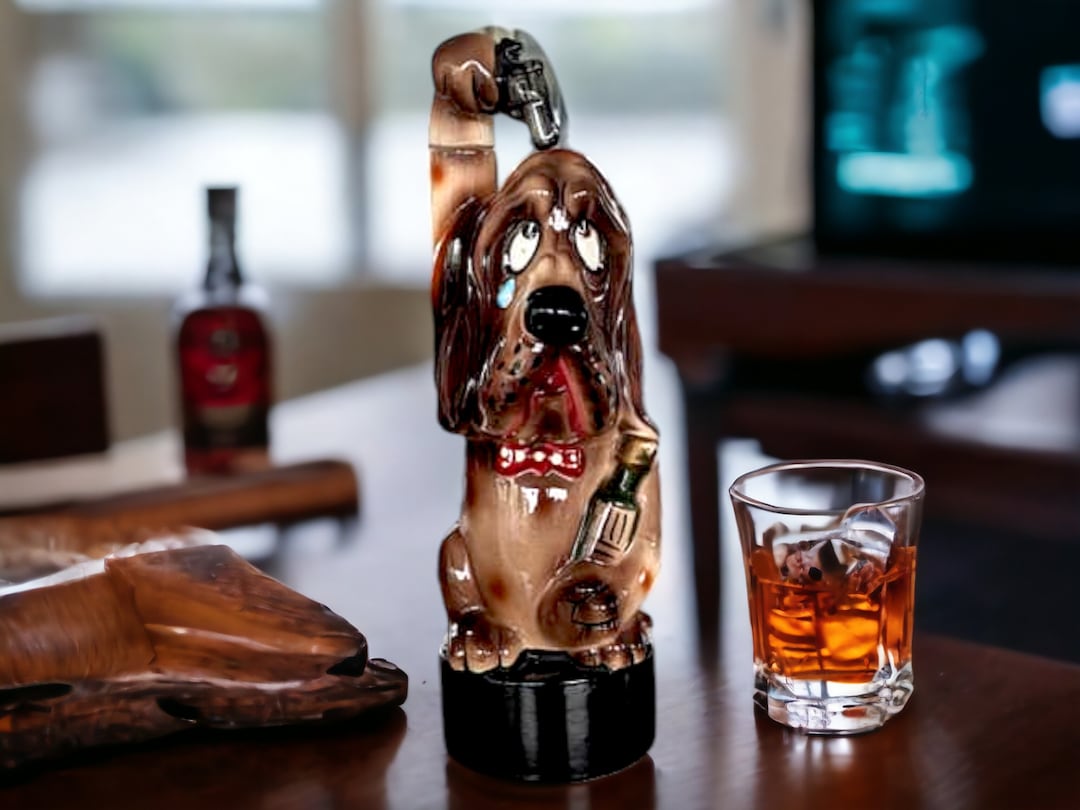 Dog Decanter, the Last Shot, Ceramic Decanter, Musical Decanter ...