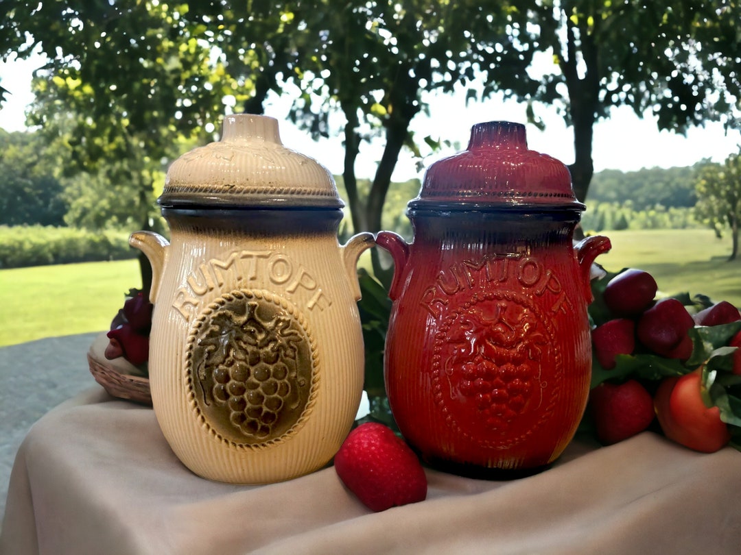 Rumtopf Jar, German Rumtopf, Large Rumtopf, German Rum Jar, Fruit ...