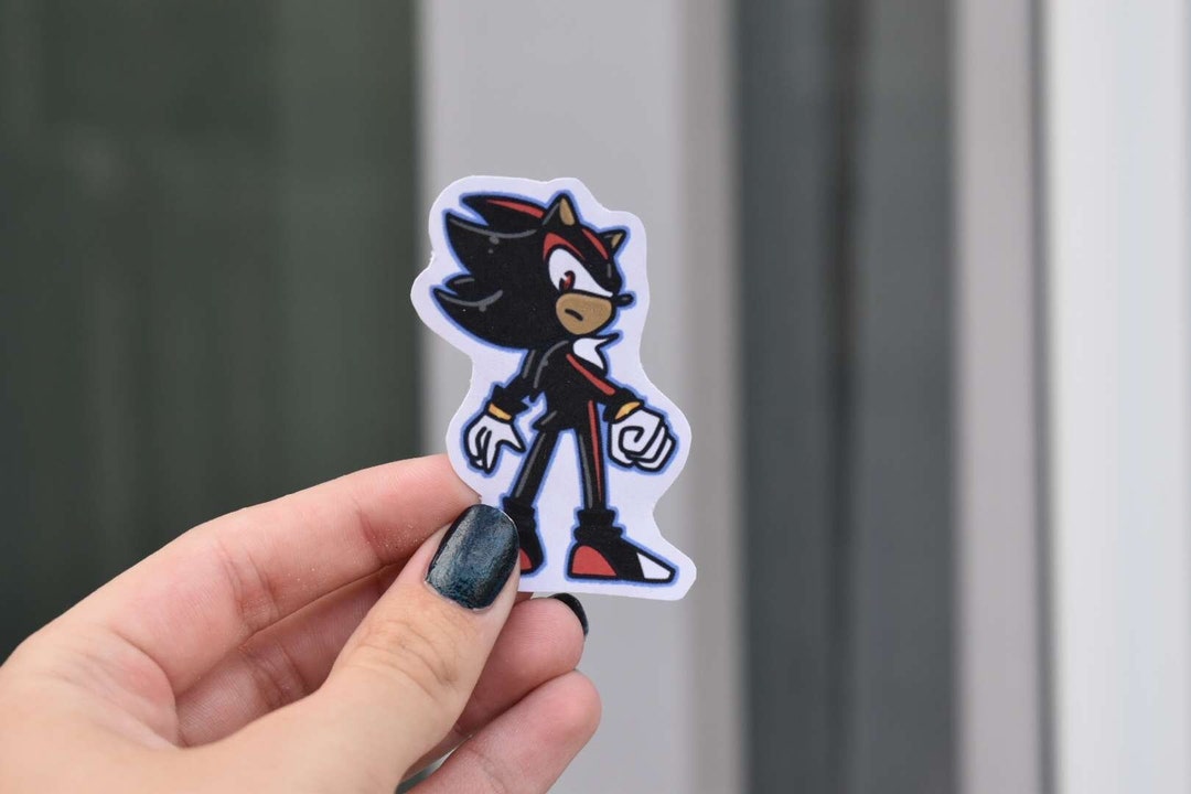 SHADOW THE HEDGEHOG Matte Sticker the Ultimate Lifeform - Etsy