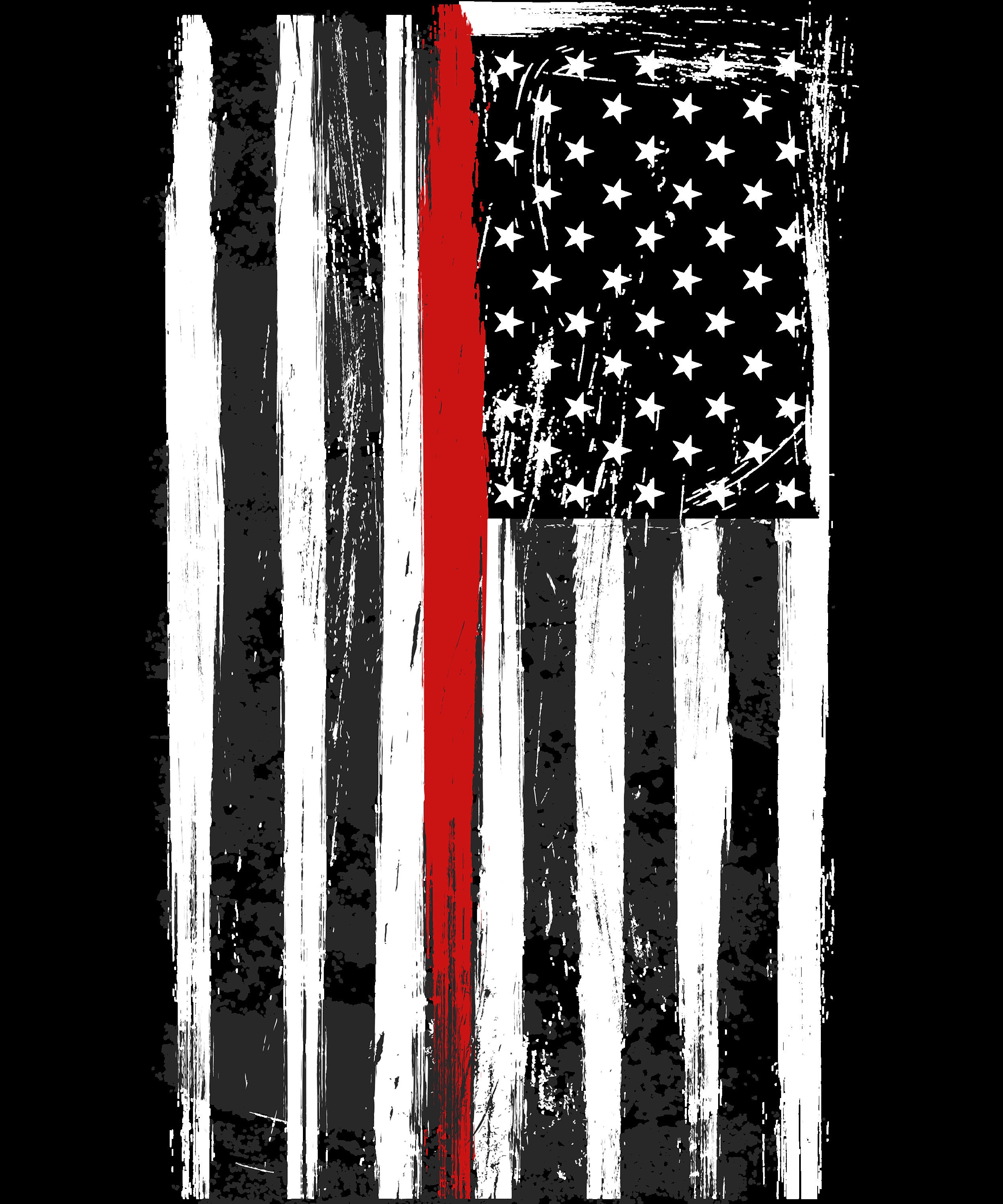 Design of Firefighter Thin Red Line Patriotic Support for Fire Fighters ...