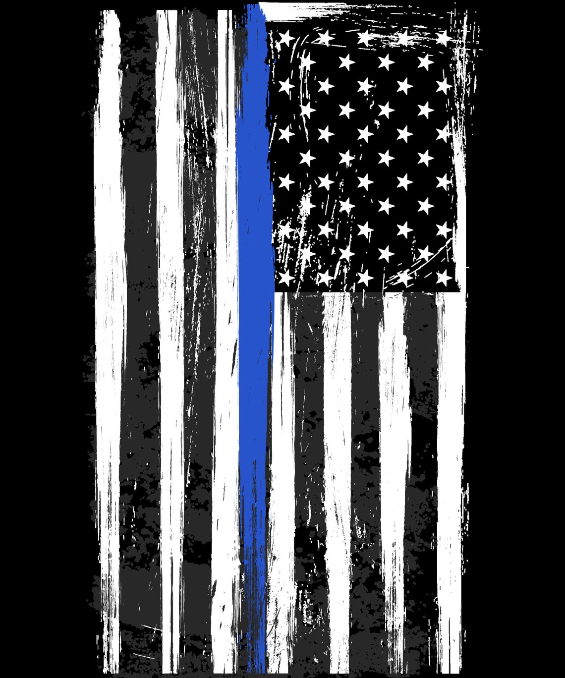 Design of Police Thin Blue Line Patriotic Support for Police Premium ...