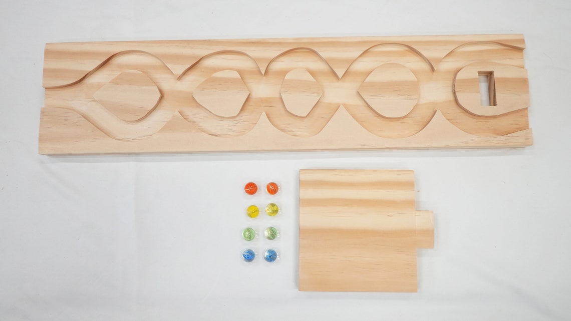 Dueling Marble Race Track - Marble Maze - Marble Run - Marble Crash ...