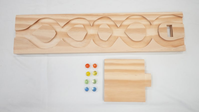 Dueling Marble Race Track - Marble Maze - Marble Run - Marble Crash ...