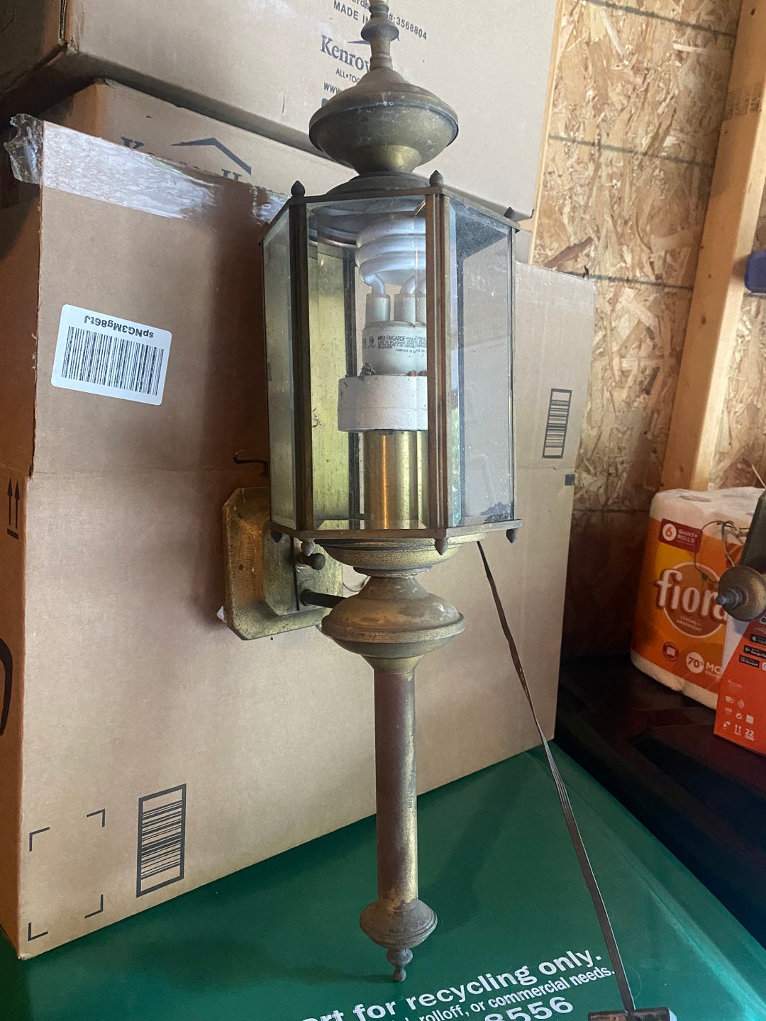 Vintage 1980’s Brass Outdoor Lighting - Etsy
