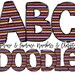 Doodle Font Rainbow Ink Doodle Letters, Colorful Alphabet Pack, Rainbow ...