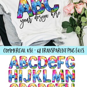 Doodle Font Rainbow Ink Doodle Letters, Colorful Alphabet Pack, Rainbow ...