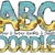 Doodle Font Rainbow Ink Doodle Letters, Colorful Alphabet Pack, Rainbow ...
