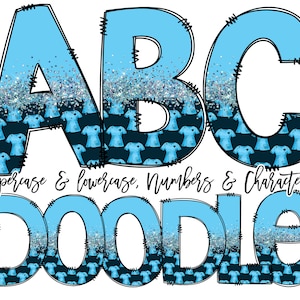 Doodle Font Nurse Alphabet Set, RN Doodle Letters, Midwife for Crafters ...