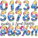 Doodle Font Rainbow Ink Doodle Letters, Colorful Alphabet Pack, Rainbow ...