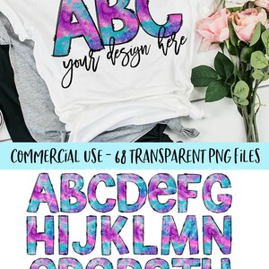 Doodle Font Pink Purple Blue Ink Doodle Doodle Letters PNG, Sublimation ...