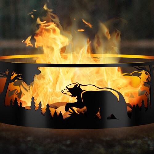 Tree Ring Fire Pit - Etsy