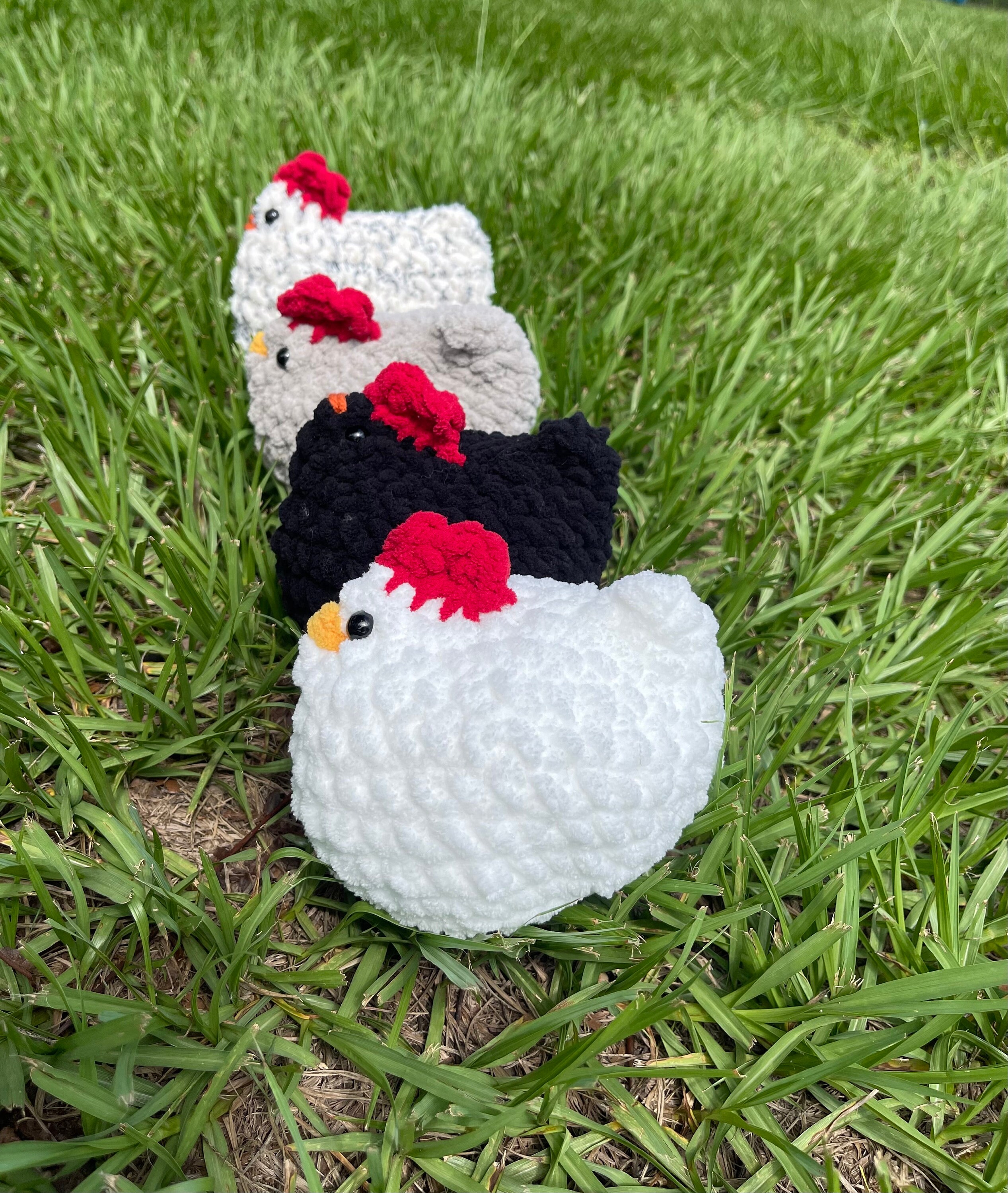 Crochet Chicken Plush Handmade Chicken Plushie Chicken - Etsy