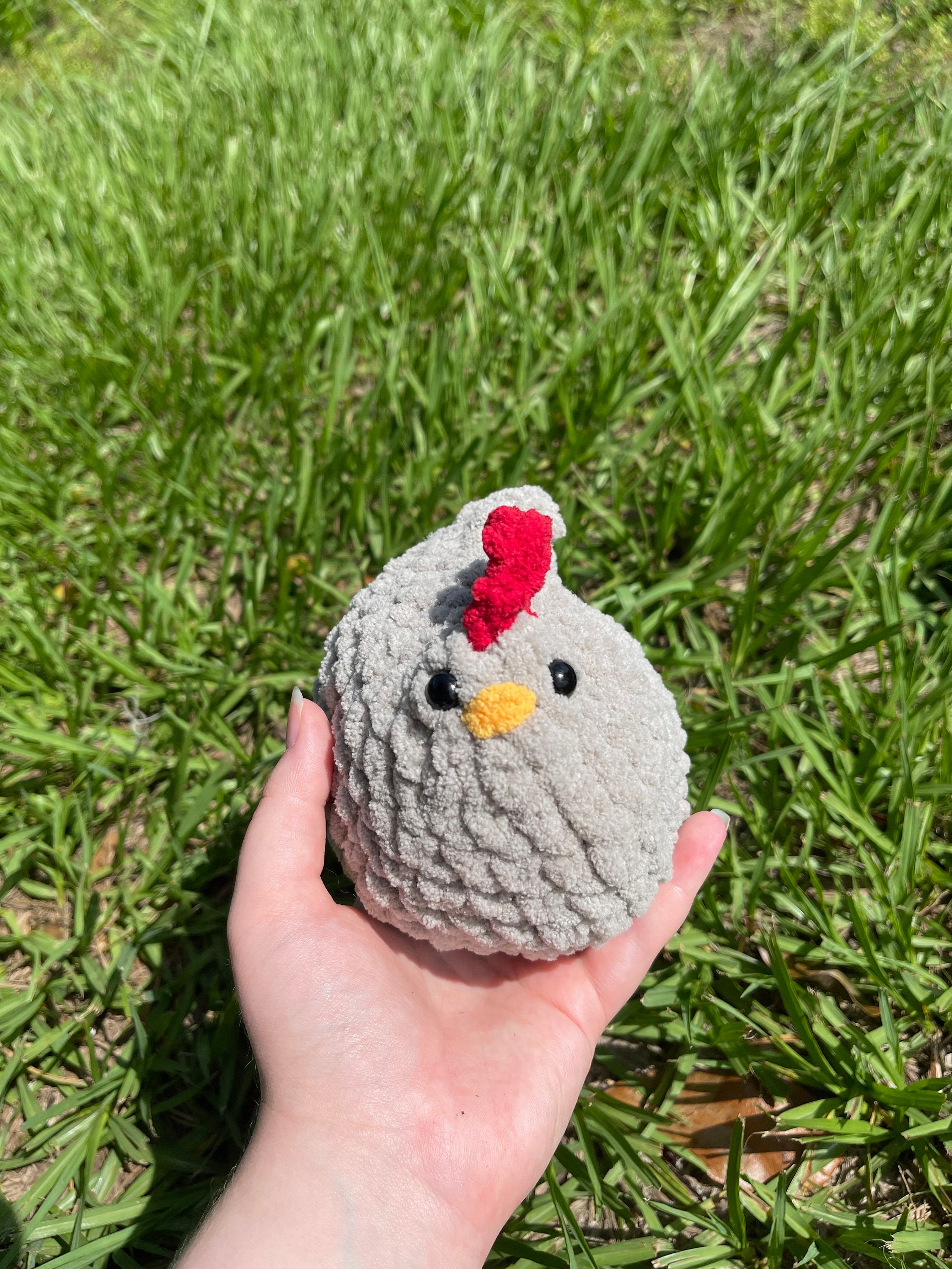 Crochet Chicken Plush Handmade Chicken Plushie Chicken - Etsy