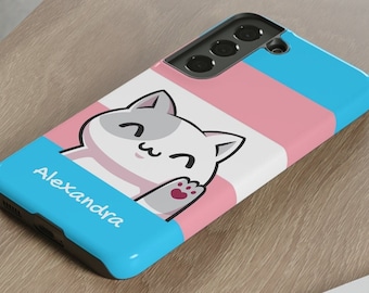 Transgender Pride Cats Kawaii Phone Case - Etsy