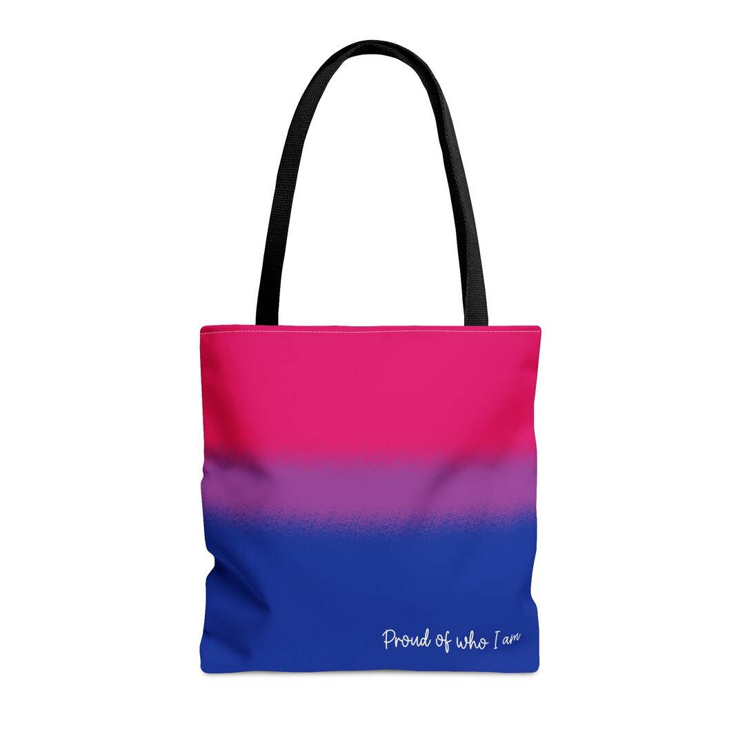 Bisexual Tote Bag Bi Pride Bag Bisexual Flag Shopping Bag Queer ...