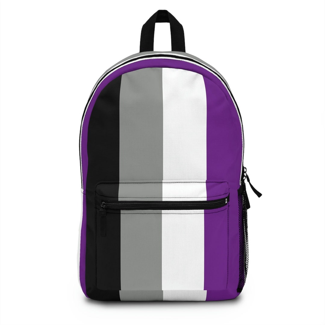 Asexual Backpack; Ace Flag Traveling Bag; Ace Pride Laptop Bag; LGBTQ ...