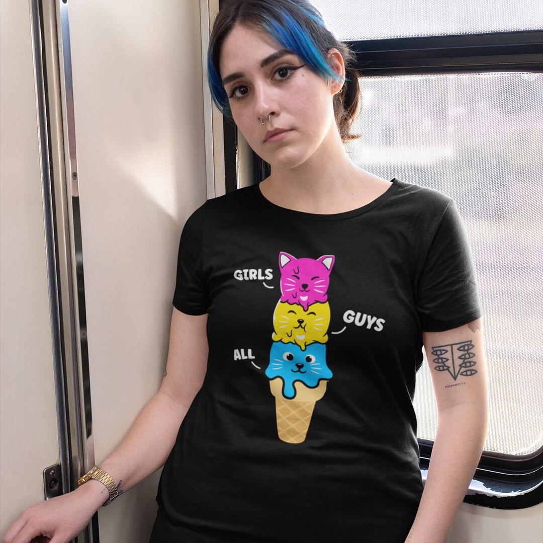 Kawaii Pansexual Shirt Subtle Pan Pride Tshirt Funny - Etsy