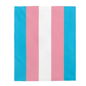 Transgender Blanket Trans Pride Flag Fleece Blanket LGBTQ - Etsy
