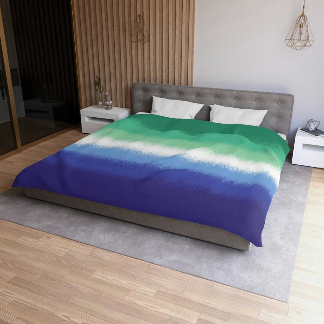 MLM Pride Flag Duvet Cover Male Gay Pride Microfiber Duvet Cover for ...